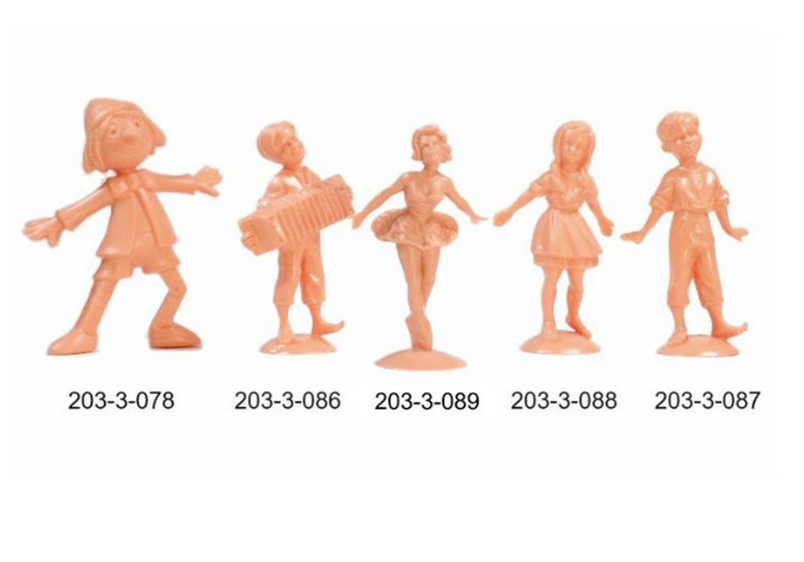 Dancing Small Plastic Ballerina Set of 3 | Miniature Ballerina ...