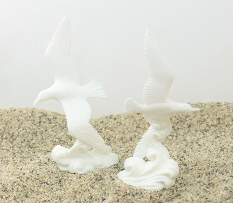 Miniature Seagulls Set of 20 Soaring Seagulls in Flight - Etsy