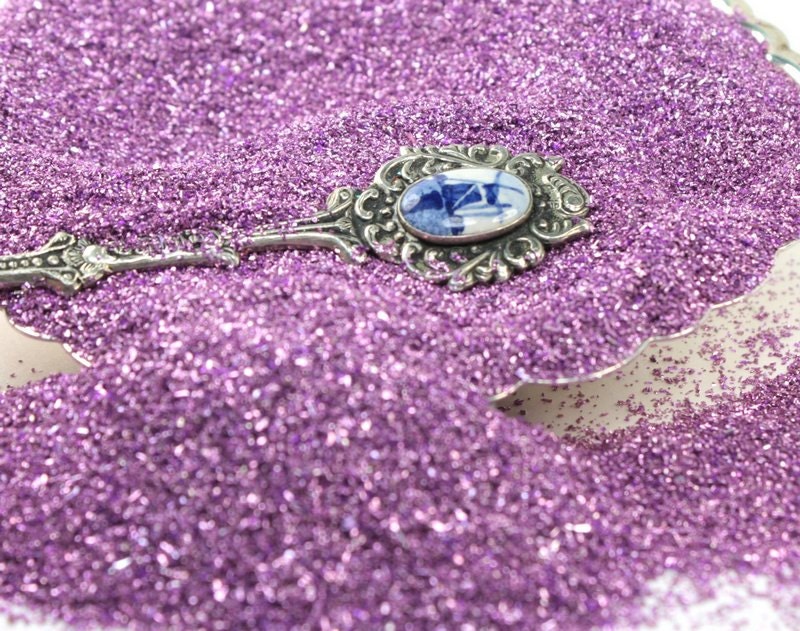 Lilac Glass Glitter Art Glitter Craft Glitter Decoration - Etsy