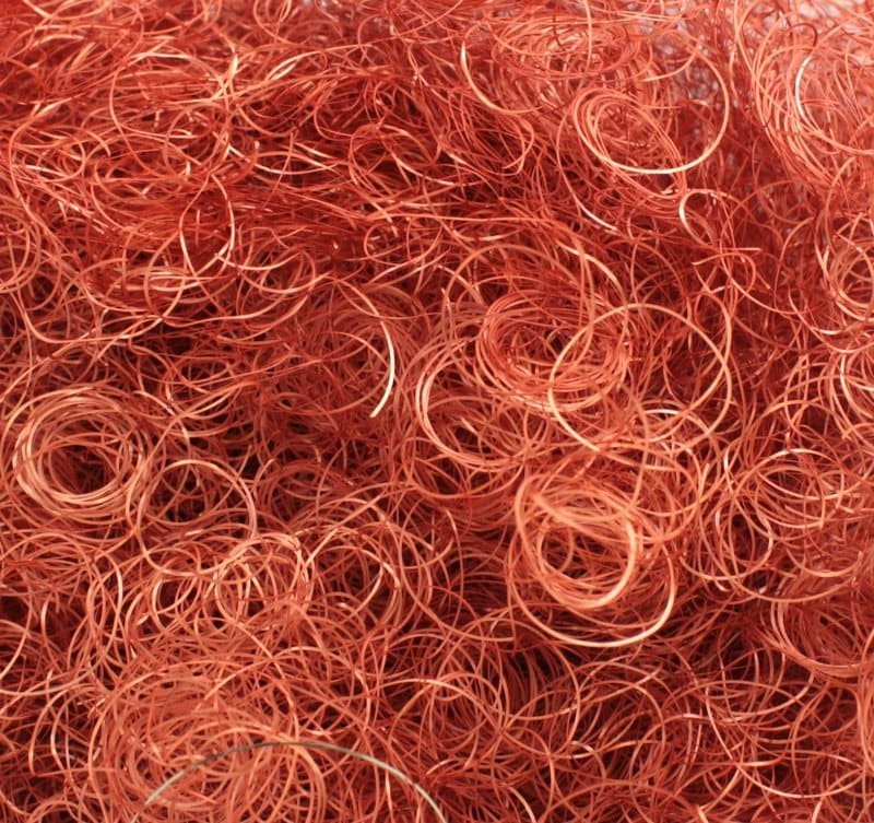 Orange- Curly German Lametta Floral Arranging Christmas Decorations ...