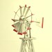 Gray Windmill Miniature 8 Inch Tall Old West Farm Model Windmill ...