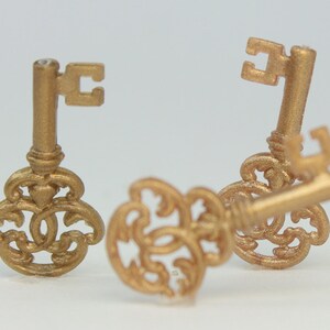 Vintage Little Golden Keys Miniature Set of 12 | Craft Project ...