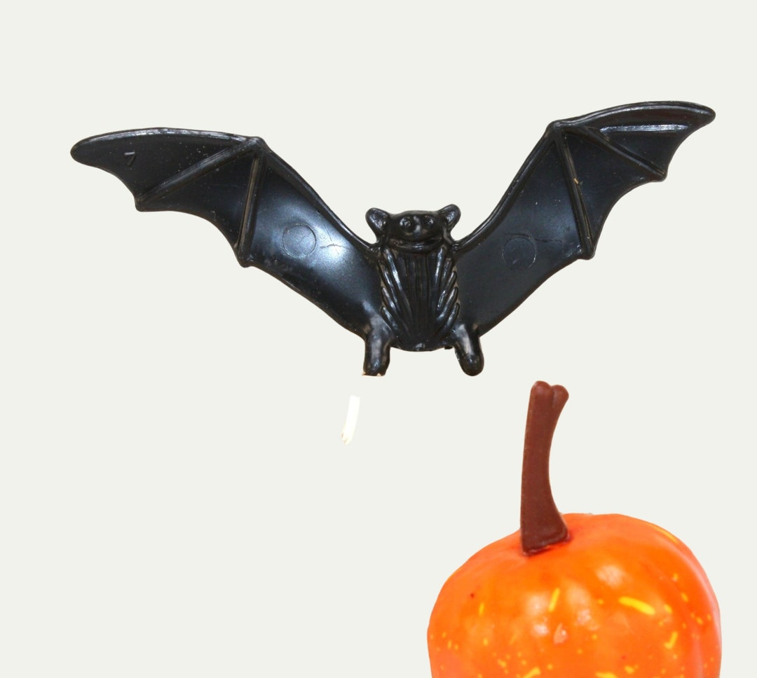 Halloween Bats - Set of 6 | Retro Halloween Bats Crafts | 2" Wingspan ...