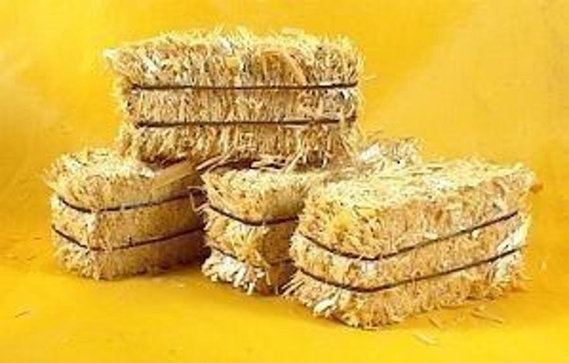 Miniature Hay Bales Set of 6 Farm Themed Birthday - Etsy