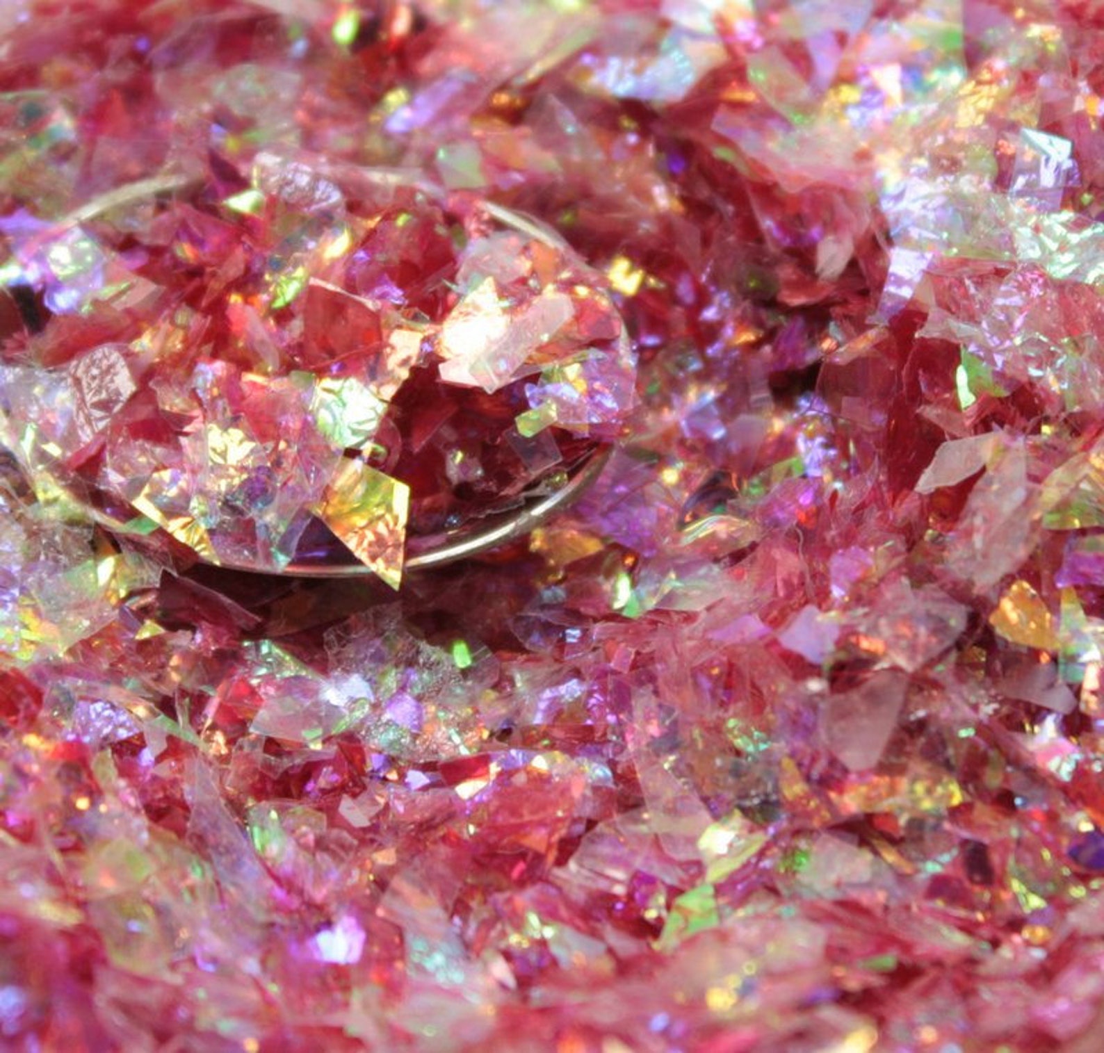 Red Iridescent Ice Flakes Art Glitter Craft Glitter Decoration Glitter ...