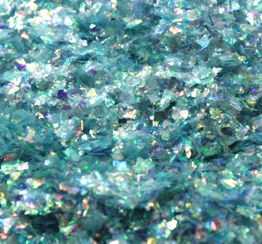 Blue Iridescent Ice Flakes Art Flitter | Cardmaking | Scrapbooking ...