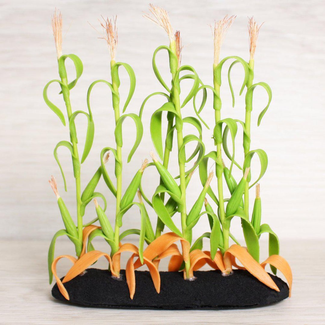 Hand Molded Corn Stalks Miniature | Cargo to Go - G Scale - Corn Stalks ...