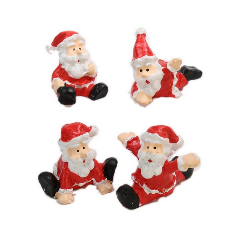 Dancing Santa Figurines - Etsy