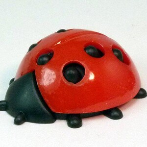 German Ladybugs Miniature Set of 6 Large | Miniature Dollhouse | Fairy ...