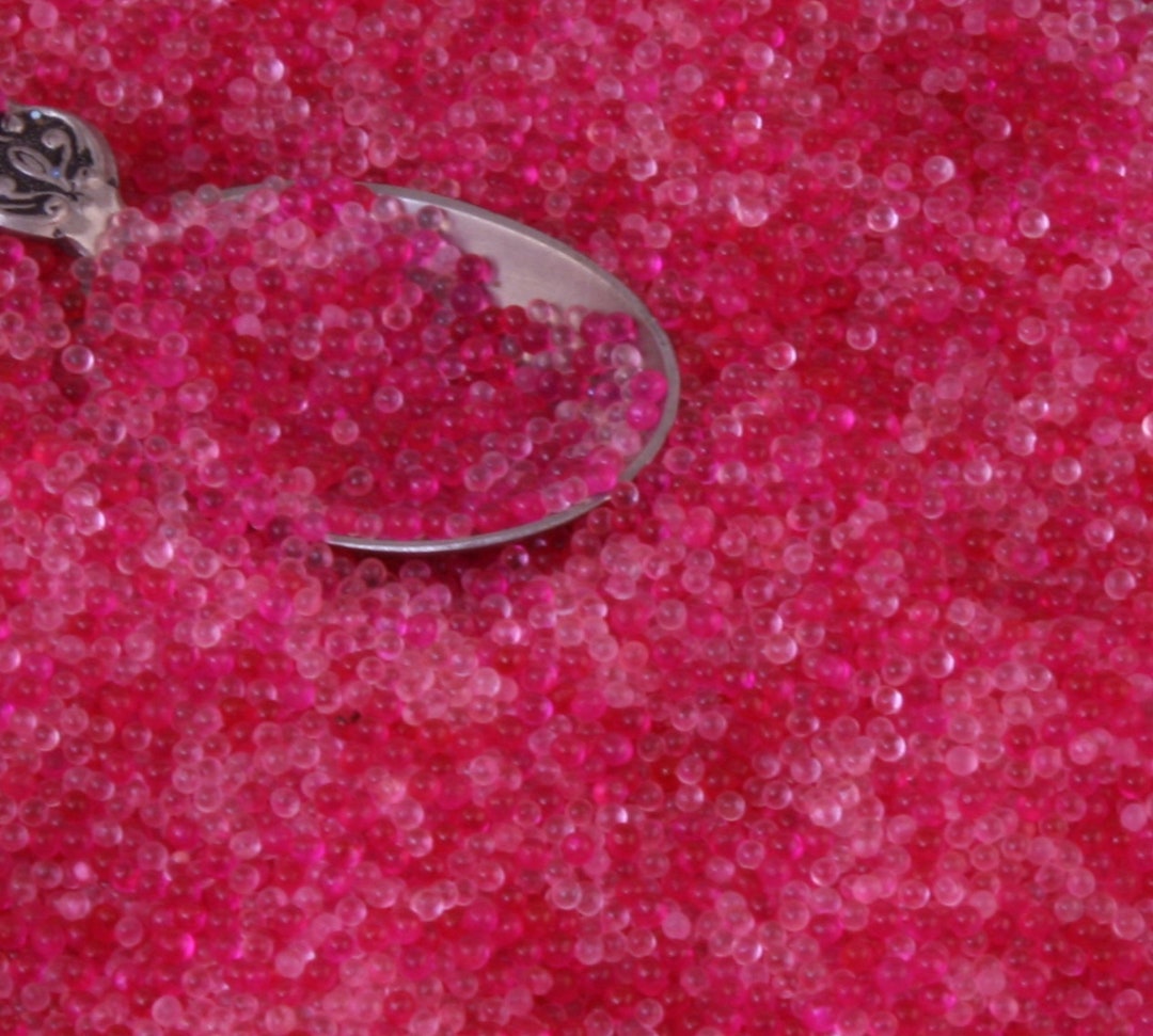 Ruby Pink - Glass Deco Beads - 2oz Jar - Jewelry Beads Art Beads ...