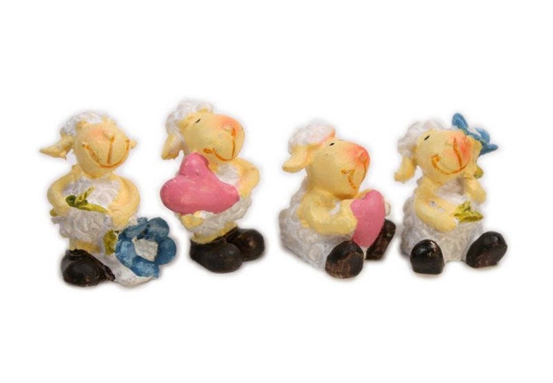 Miniature Sheep Happy Lambs Set of 4 | Great Dollhouse Miniatures ...