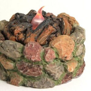 Miniature Fire Pit Fairy Garden Decor | Firepit Dollhouse Miniature ...