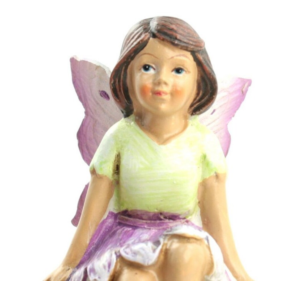 Miniature Fairy Cross Legs 3" Tall | Hand Painted | Miniature Fairy ...