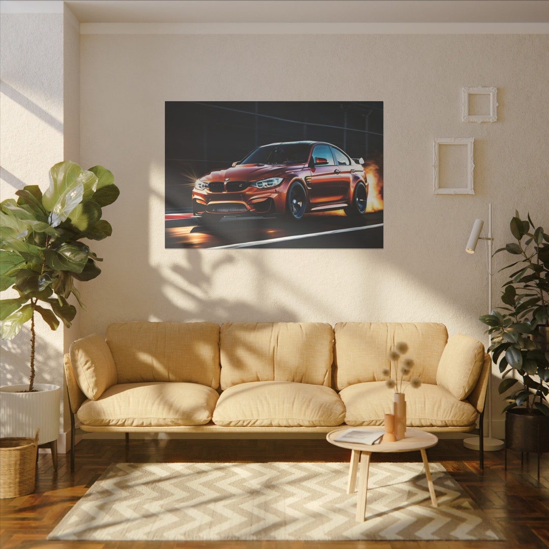 BMW M3, Print, Painting, Gift, Car, Art, Wall Art, Motorsport, Racing ...