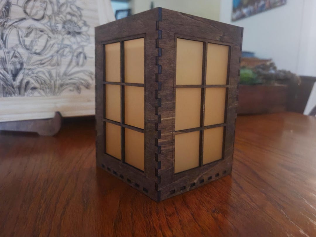 Personalized Tea Light Holder | Rustic Window Panes | Custom Engraved ...