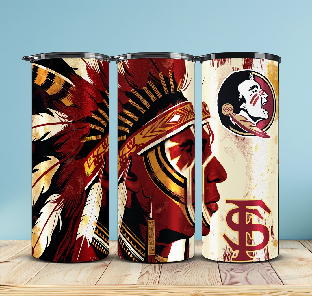 Tumbler Wrap for Seminole FSU Florida State Skinny Tumbler Designs ...