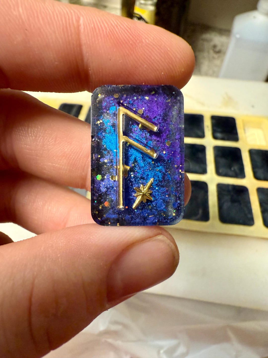 Custom Galactic Space Runes | Elder Futhark Rune Set | Cosmic ...