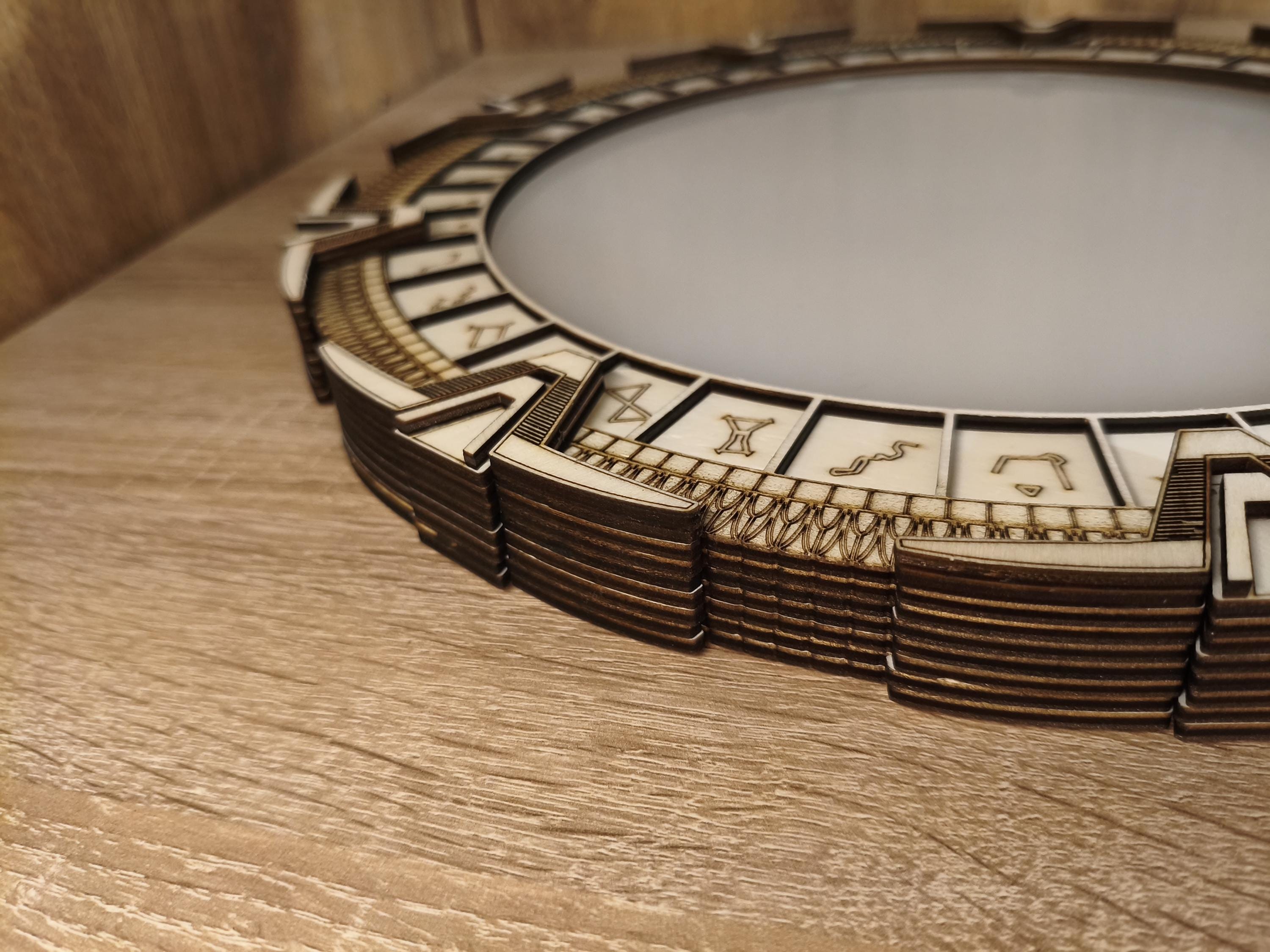 Stargate Files for Laser Cut, 37cm, 8layers, SVG, - Etsy