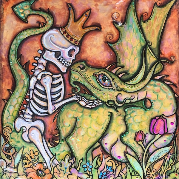 Solar UNICORN Pigeon Print by Lisa Luree Bonediva Tulip - Etsy