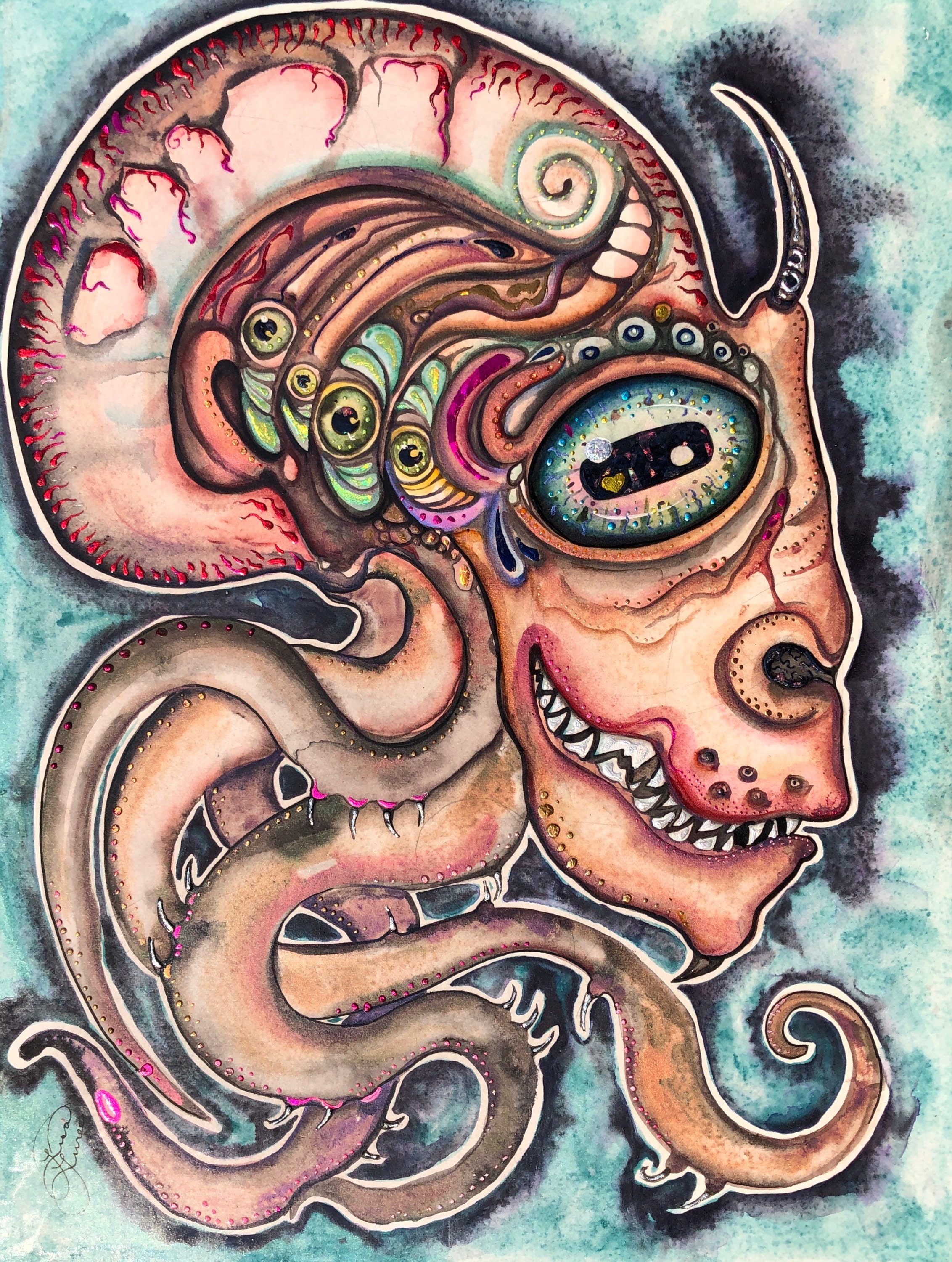 Weird Psychedelic Creature