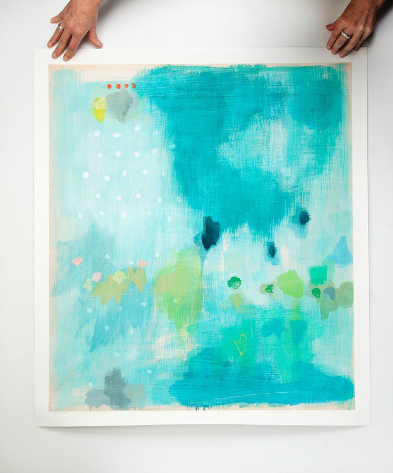 Abstract Fine Art Print . Hopeful . A4 Large Format 5 Sizes | Etsy