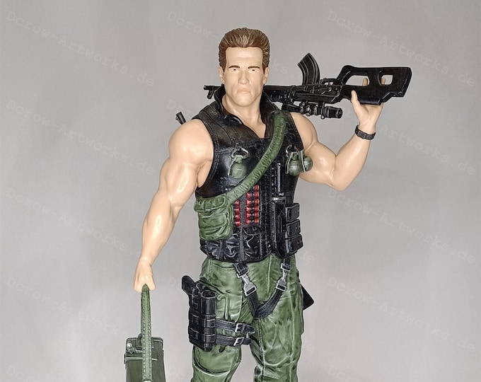 Arnold Schwarzenegger Commando Action Figure by Diamond Toy Makers - Etsy