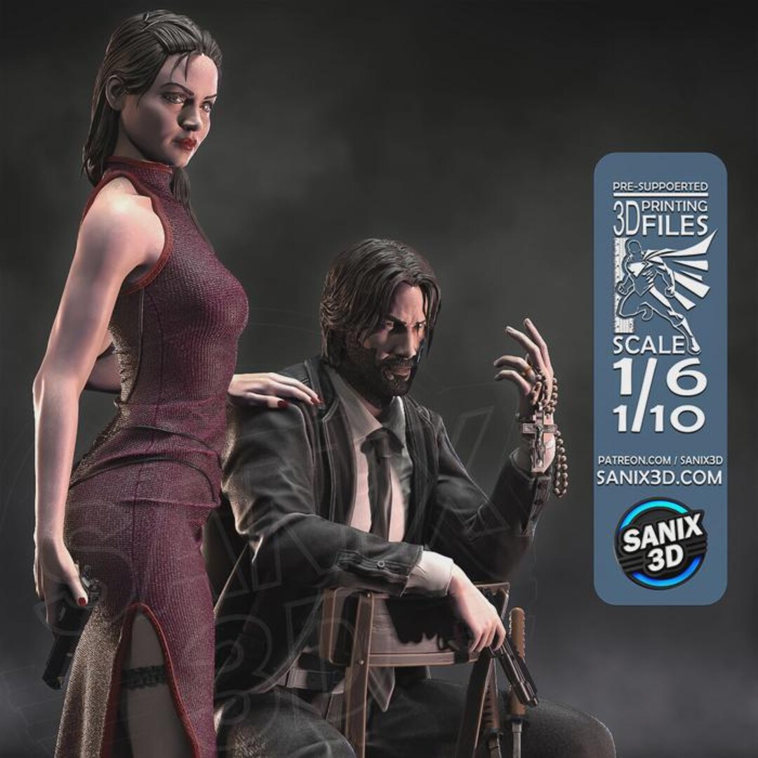 BALLERINA /john Wick Diorama- Sanix - Etsy