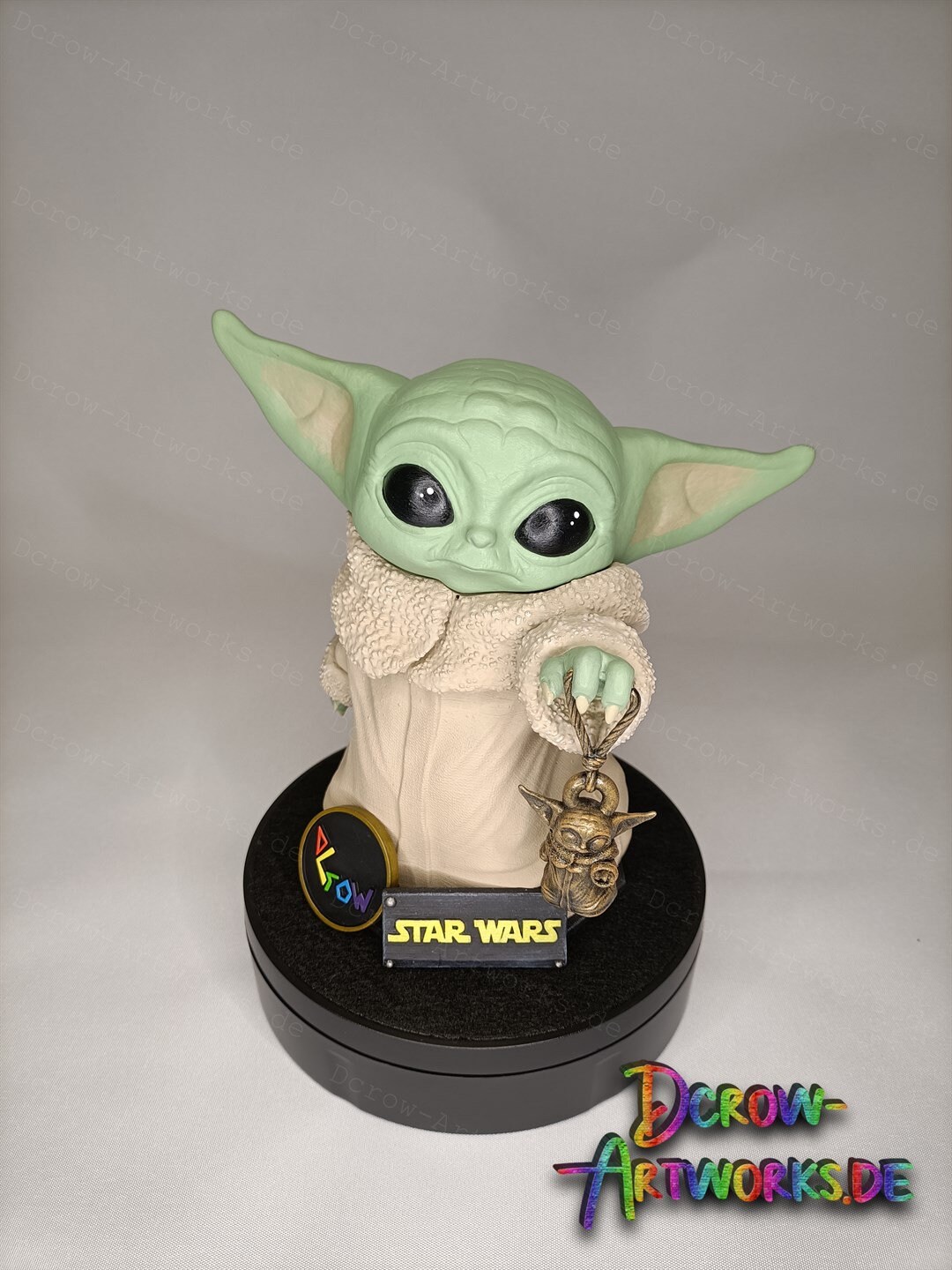 Grogu Baby Yoda Resin Figure Sanix - Etsy