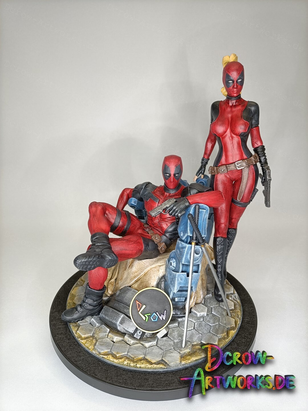 Deadpool Diorama Resin - Sanix - Etsy