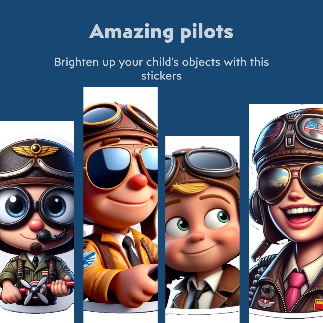 002 Impressive Stickers 30 Jpg Pilots,3d,printable Without Background ...