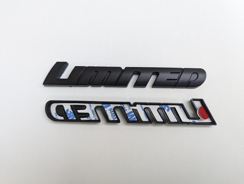 4RUNNER Blackout Emblem Overlay Kit 5th Gen 2010-2024 Stickers Black ...