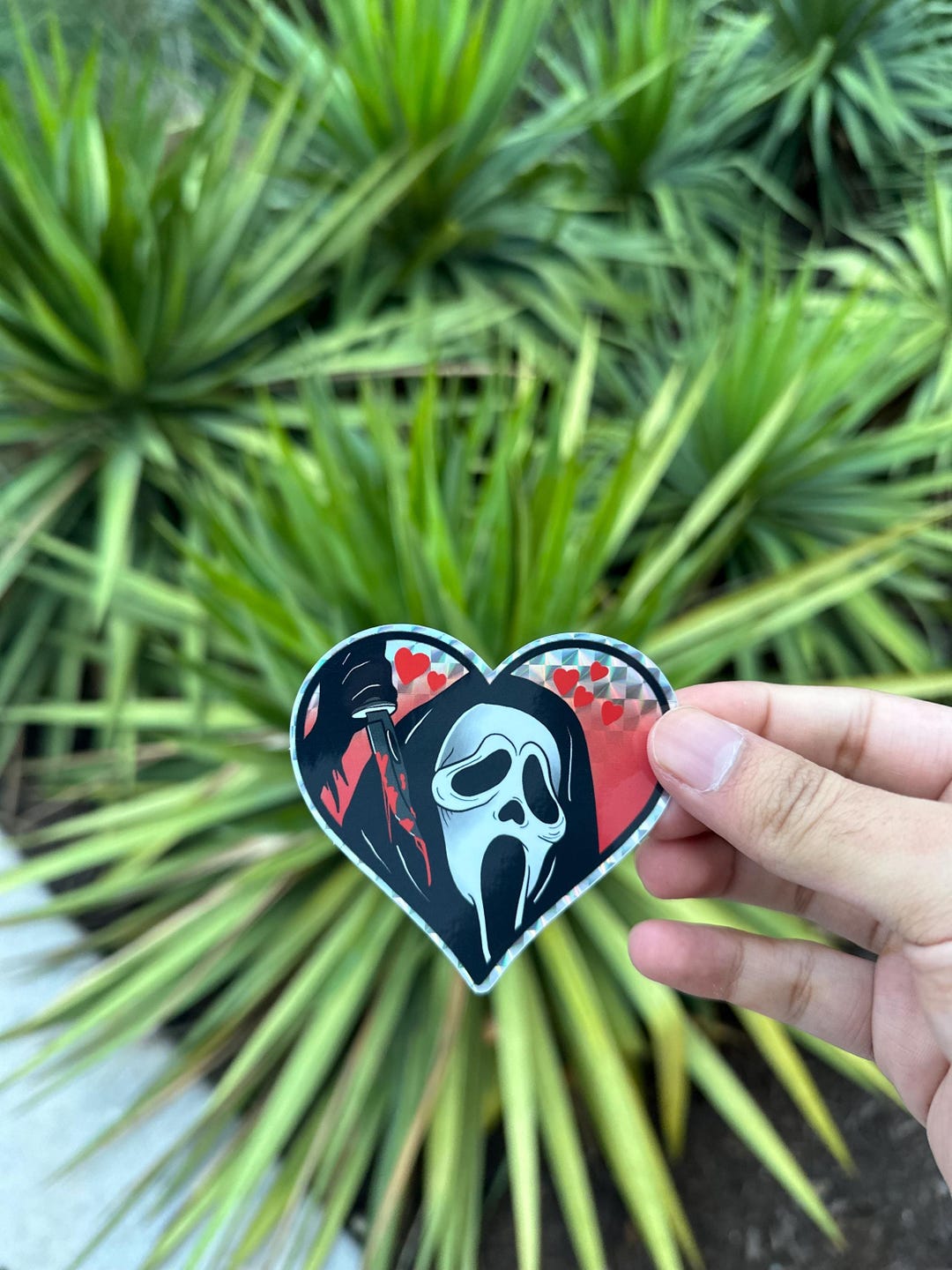 Ghost Face Sticker - Etsy