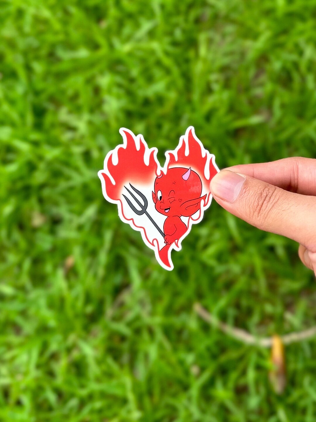 Little Devil Sticker - Etsy