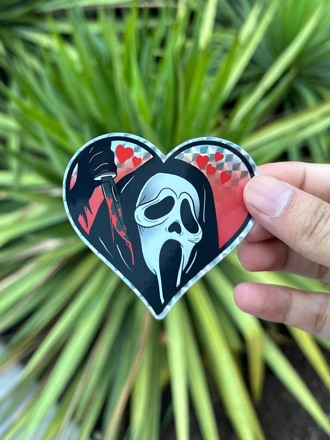 Ghost Face Sticker - Etsy