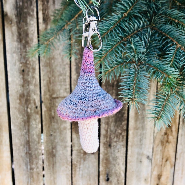 Mushroom Keychain - Etsy