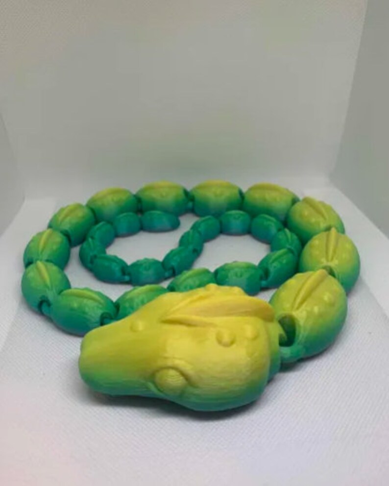 3D Printed, Articulated, Snake - Etsy
