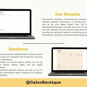 Notion Template Ultimate Car Maintenance Tracker & Log English Comprehensive Vehicle Service ...