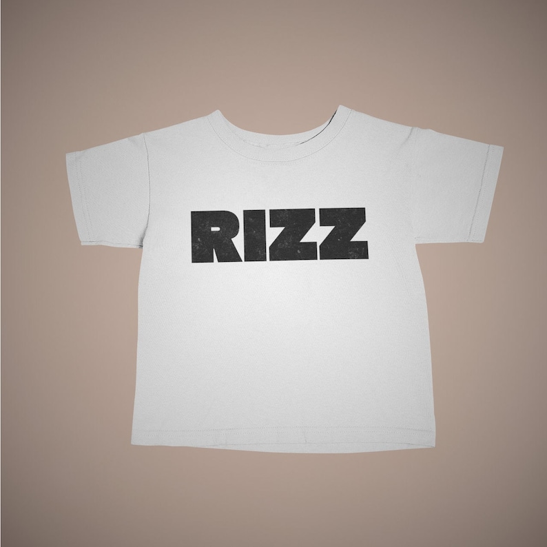 RIZZ Baby Kids Tee Toddler Funny Shirt Kids Graphic Print Shirt, Kids ...