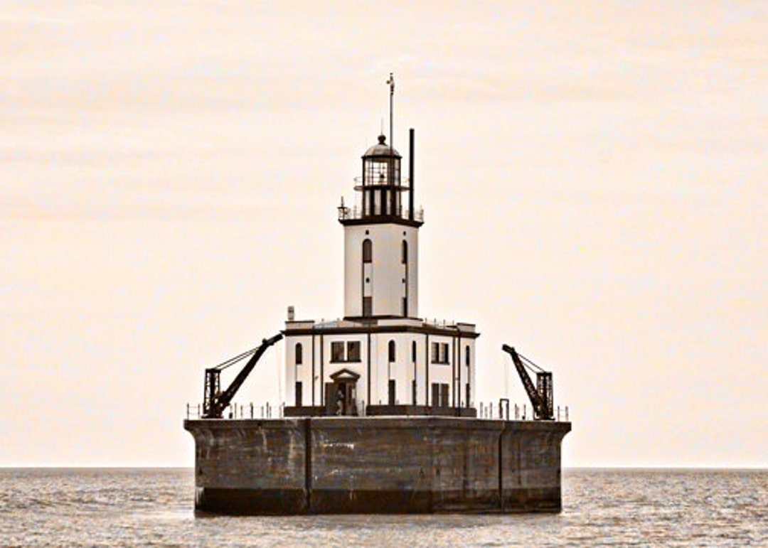 Detour Reef Lighthouse, Fine Art Photography, Nautical Decor, 5 X 7 ...