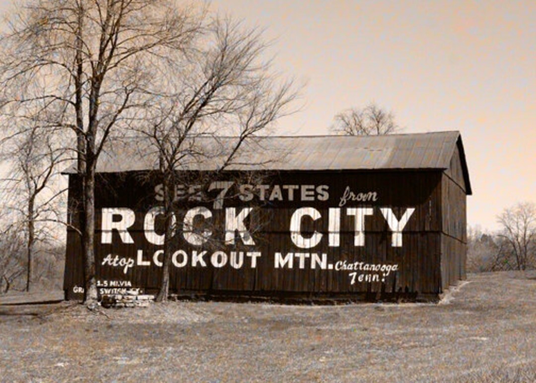 Rock City Barn, Fine Art Photography, Rural America, 8 X 10 Sign Decor ...