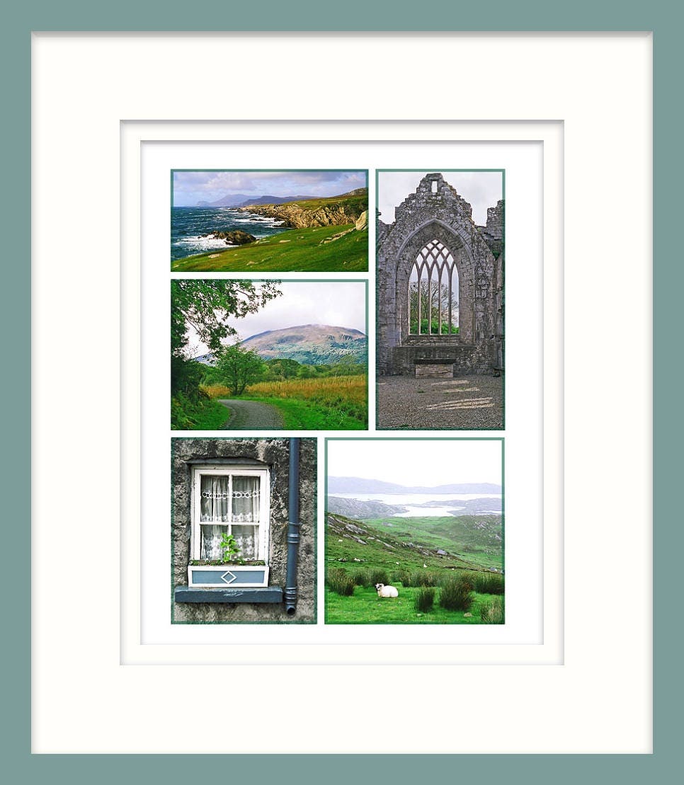 Ireland Collage, Irish Landscapes, Fine Art Photography, Askeaton Abbey ...
