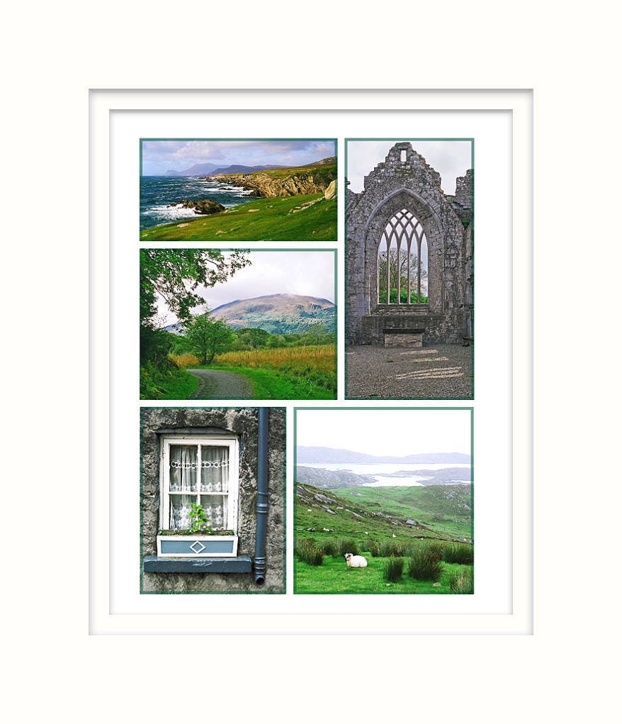 Ireland Collage, Irish Landscapes, Fine Art Photography, Askeaton Abbey ...
