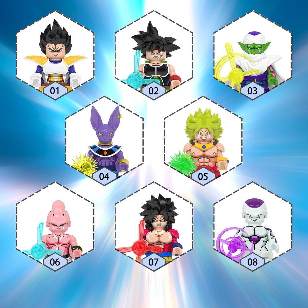 Super Saiyan Son Goku Custom Brick Minifigure,custom Gift Collectible ...