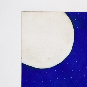 Etching, Lovers Moon, Handprinted on Paper, Signed and Numbered Edition ...