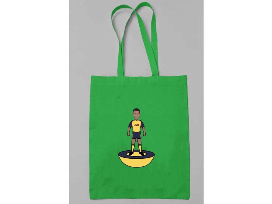 Arsenal Cartoon David Rocastle Fan Art Made Tote Canvas Bags - Etsy