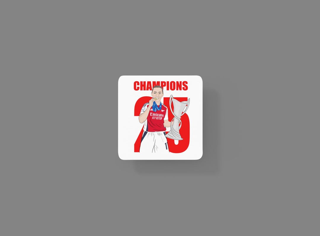 Arsenal Cartoon Katie Mccabe Fan Art White Square MDF Coaster - Etsy