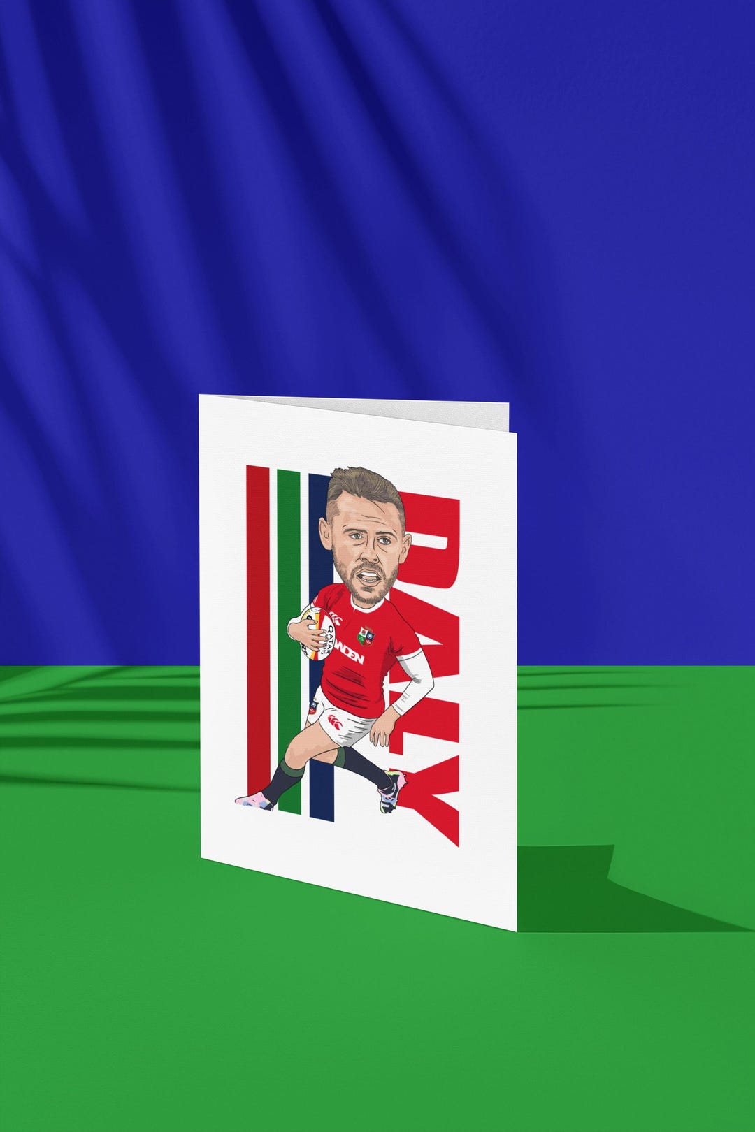 Lions Rugby Cartoon Elliot Daly Fan Made Birthday Card Print - Etsy UK