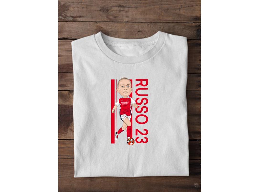 Arsenal Cartoon ALESSIA RUSSO Fan Art Made T-shirts - Etsy