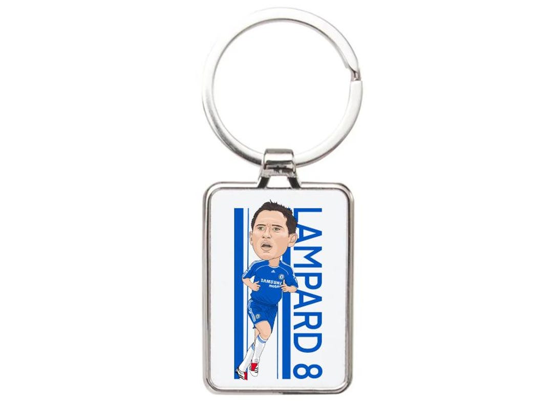 Chelsea Cartoon Frank Lampard Fan Art Keyrings - Etsy