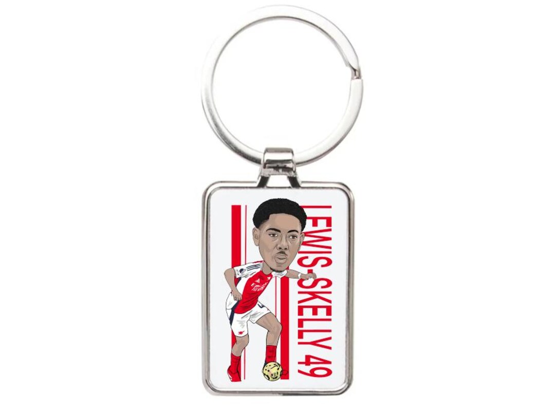 Arsenal Cartoon Myles Lewis-skelly Fan Made Keyrings - Etsy